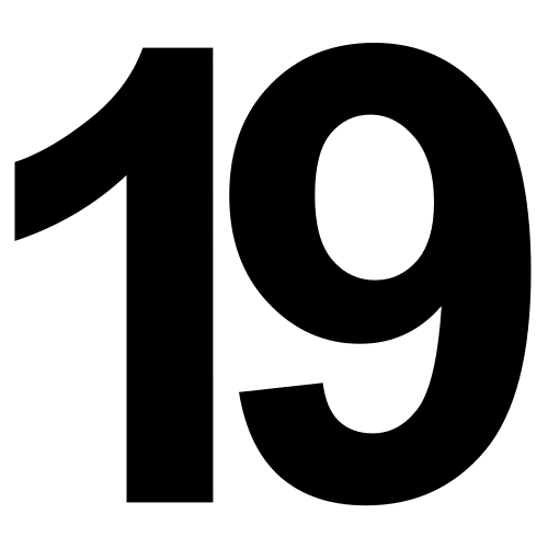19 - dix-neuf