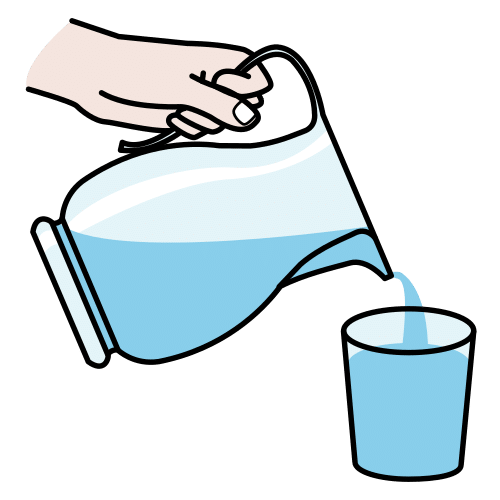 Verser - versé - servir - servi - Remplir - rempli